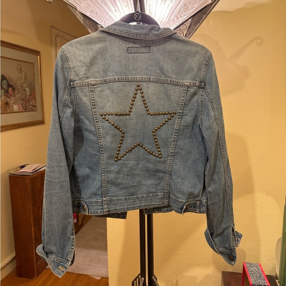 John Eshaya | Jackets & Coats | John Eshaya Blue Jean Jacket | Poshmark
